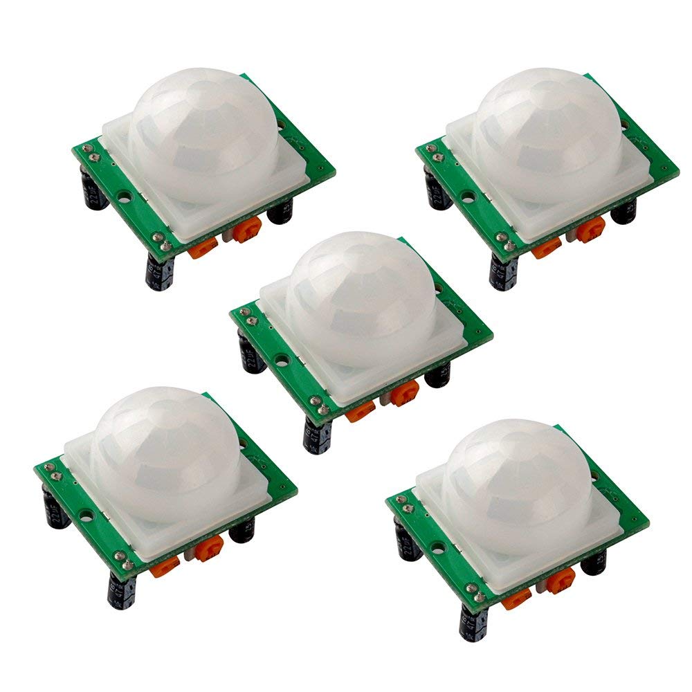 5PCS HC-SR501 Adjust Ir Pyroelectric Infrared PIR Humen Motion Sensor ...