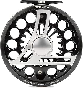 Amazon | LOOP(ループタックルデザイン) OPTI Fly Reel LOOPリール オプティジャイアOGY BK リール ...