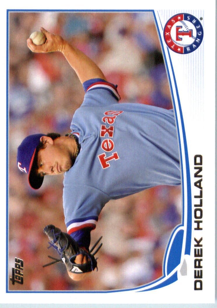 Amazon.com: 2013 Topps MLB Baseball Card # 591 Derek Holland Texas ...