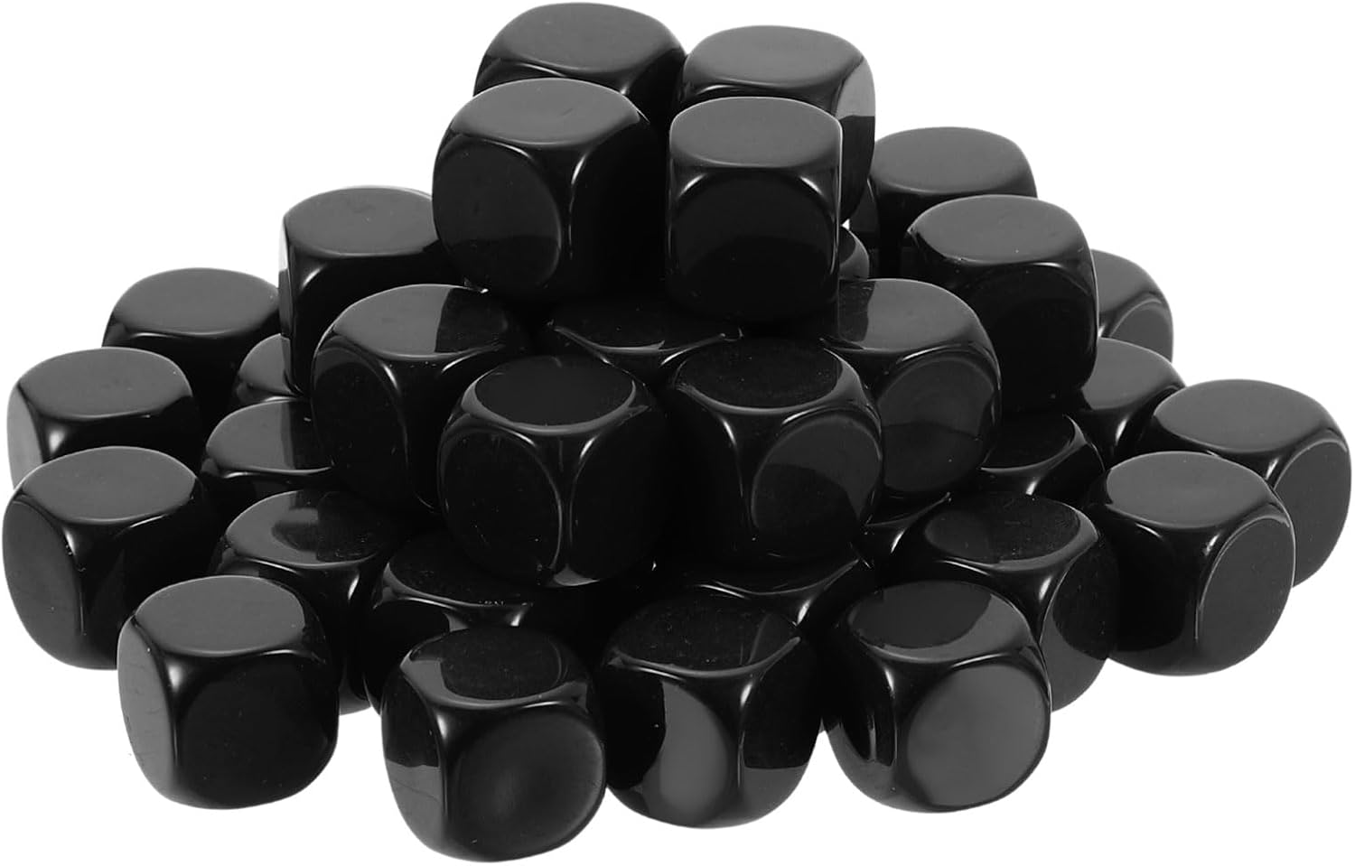 Amazon.com: uxcell 50Pcs Rounded Blank Six Sided Dice 16mm/0.6inch ...