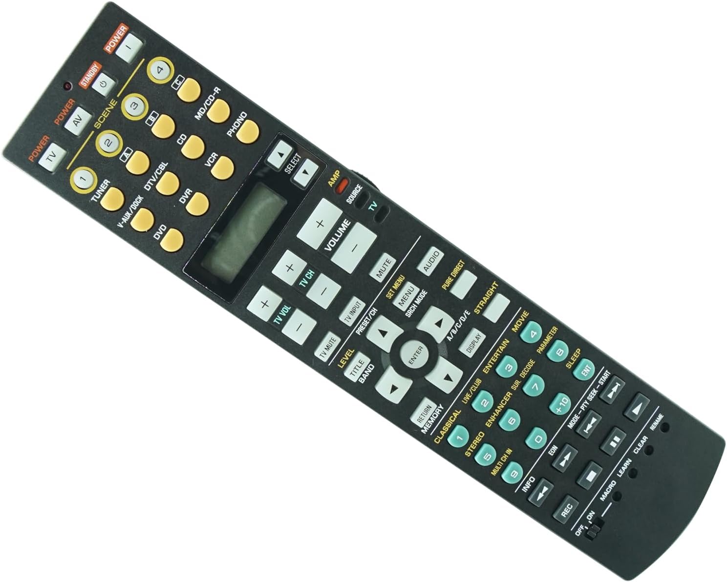 Amazon.com: Remote Control for Yamaha WF365400 RAV356 HTR-6290 RX-V1600 ...