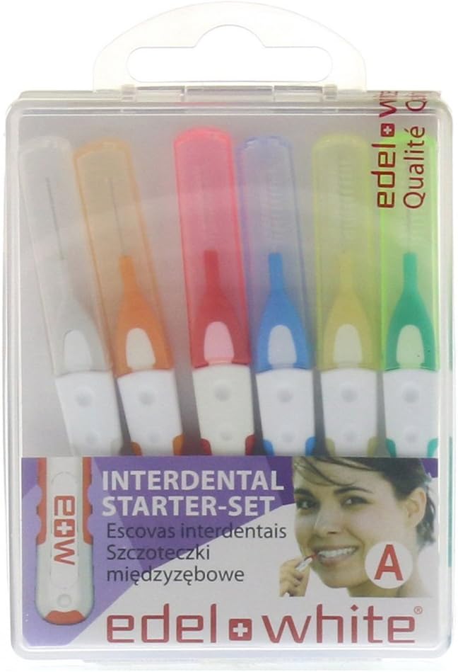 Edel+White Pro Lot de 6 brossettes interdentaires : Amazon.fr: Hygiène ...