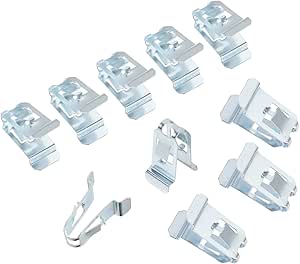 Amazon.com: 10pcs Metal Universal Car Ceiling Handle Clip, Roof Handle ...