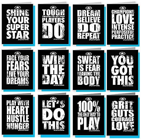 Amazon.com : Play Strong 12-Pack Note Cards 'YOU GOT THIS' (4.25x5.5in ...