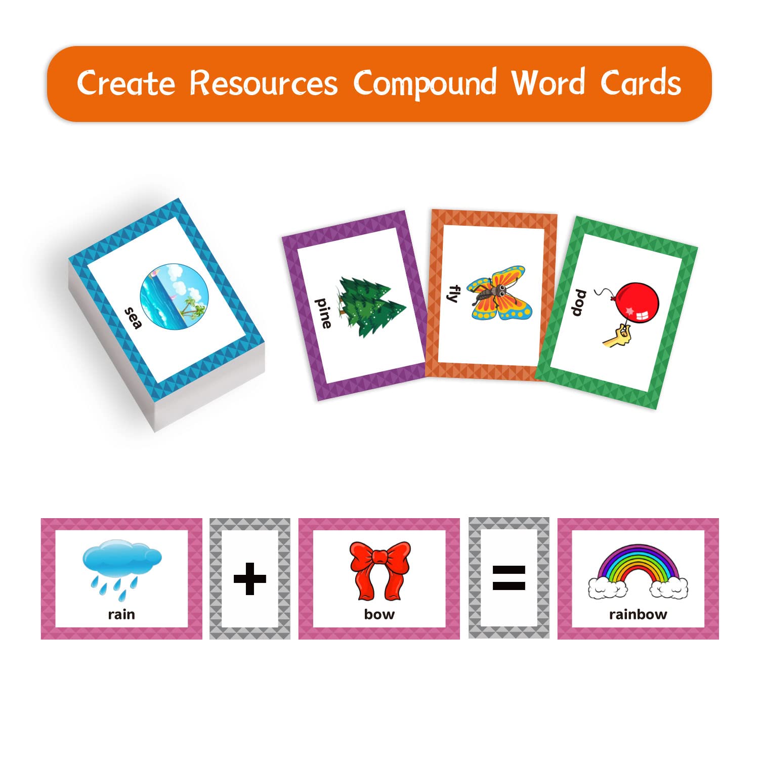 Tarjetas Con Imágenes De Palabras Compuestas