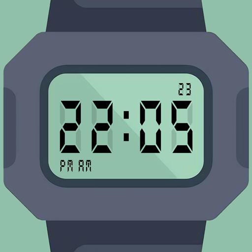 Retro Digital Clock Screensaver: Retro Classic Digital Clock & Date ...