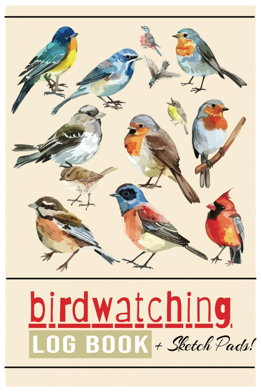 Bird Watching Log Book with Sketch Pads!: Birding Field Journal/Log ...