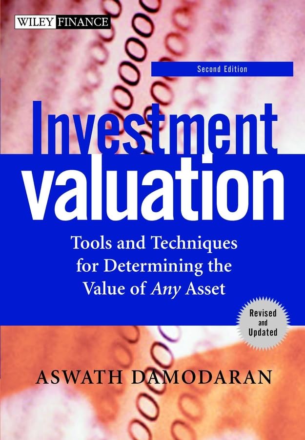Amazon.com: Investment Valuation: Tools and Techniques for Determining ...