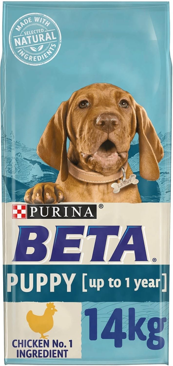 Beta PUPPY Rich in Chicken, Dry Dog Food 14kg : Amazon.co.uk: Pet Supplies