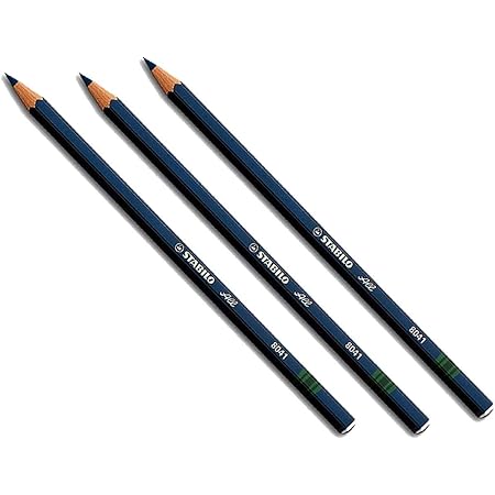 Amazon.com : 3x Stabilo-All Pencils, Black (Black) : Office Products