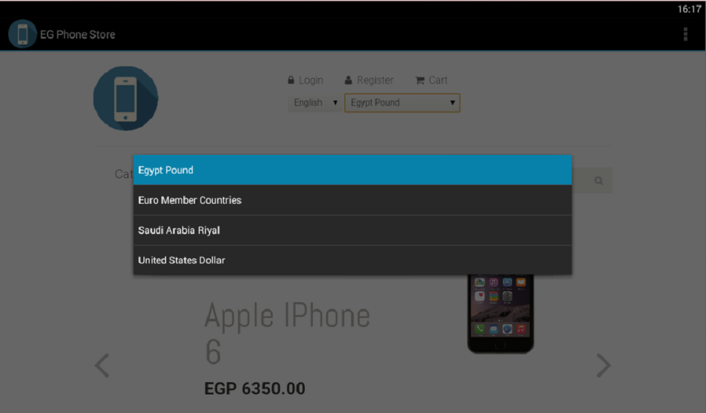 Aplicación EG Phone Store en Amazon Appstore