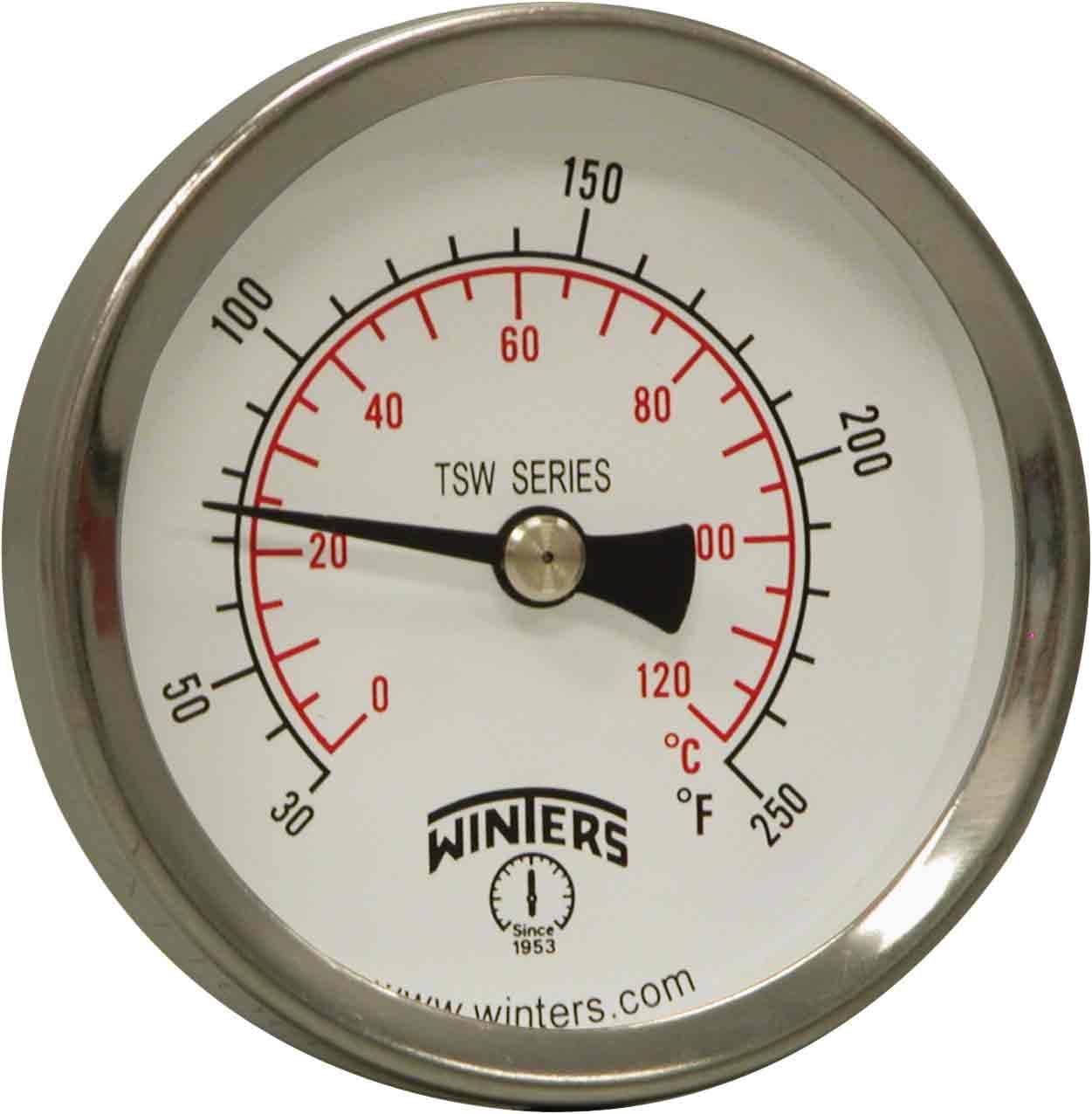 Amazon.com: Pasco 1449 Dial Thermometer with Brass Well with 2.5-Inch ...