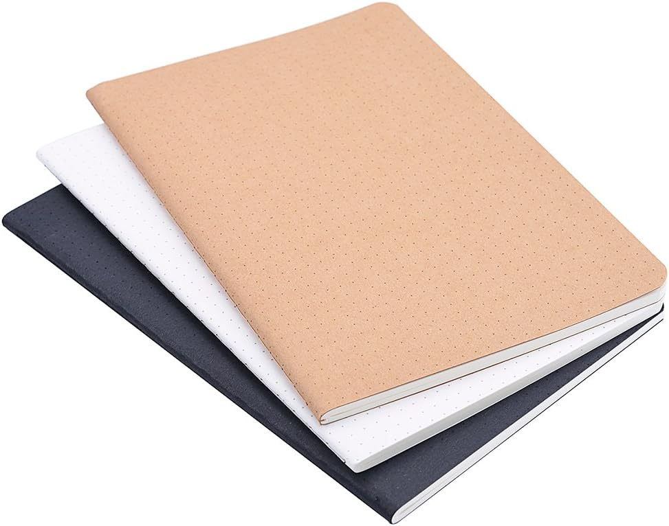 Yarotm Quaderno A5 Puntinato - Set da 4 Quaderni a Spirale a5 Dotted ...