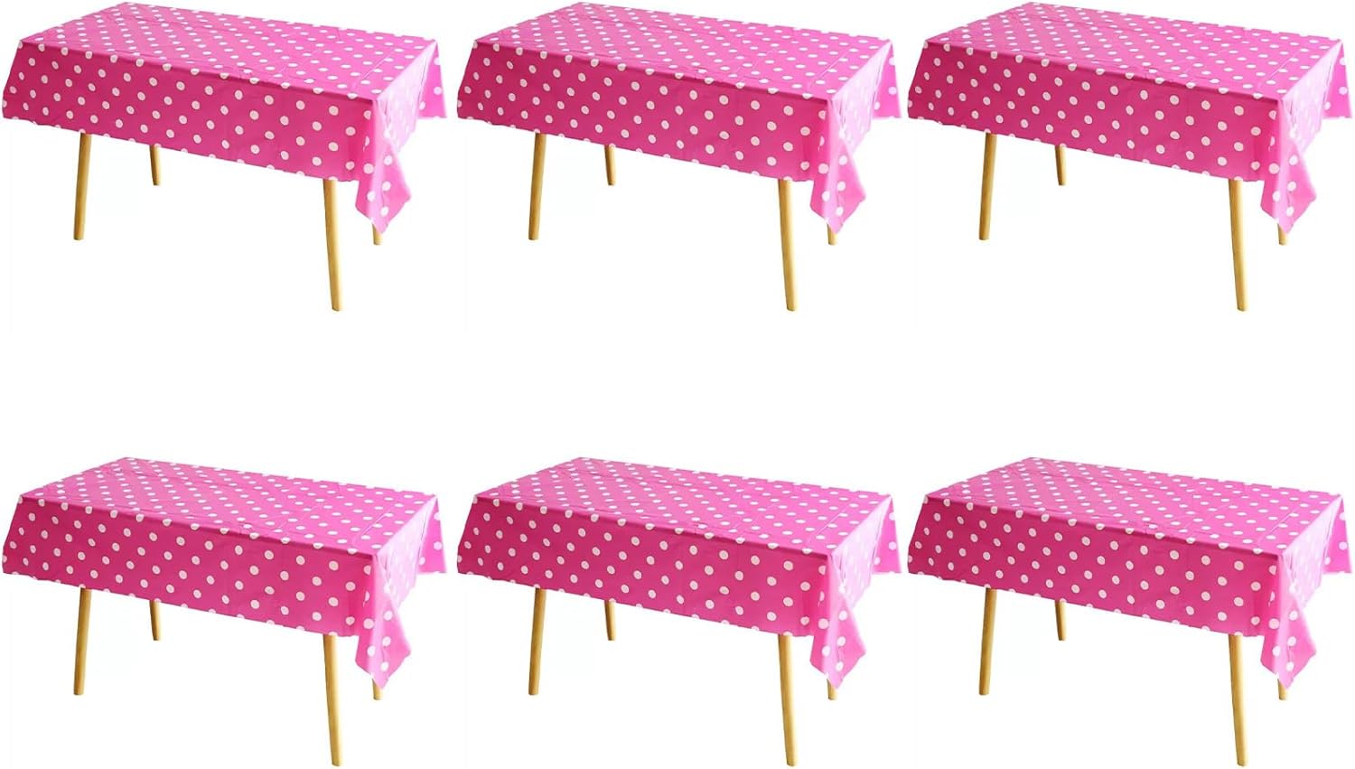 Amazon.com: Plastic Table Cloth Disposable – Waterproof Tablecloths ...