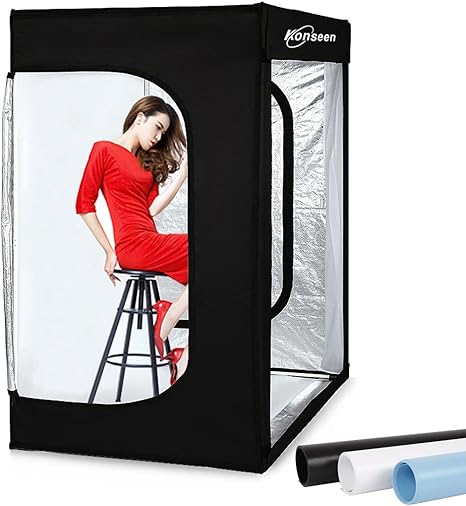 Professional Large Photography LED Studio Shooting Tent Box 47x39x78 ...