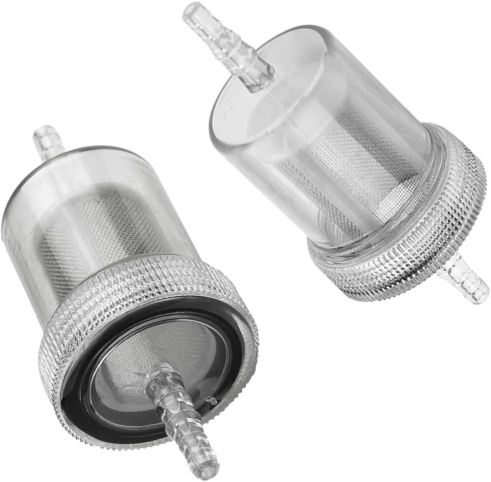 Amazon.com: YehVeh 2 Pack Diesel In-Line Fuel Filter Kit Reusing ...