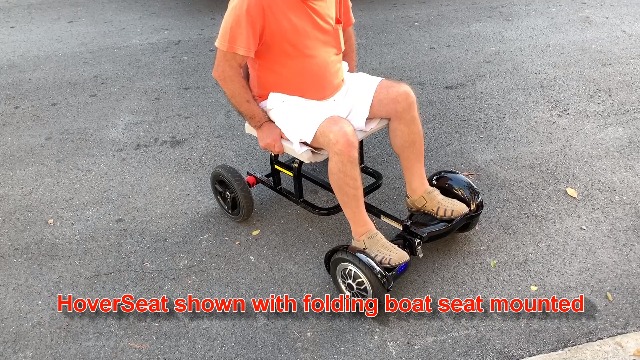Watch HoverSeat Deluxe sitting attachment for Hoverboard on Amazon Live