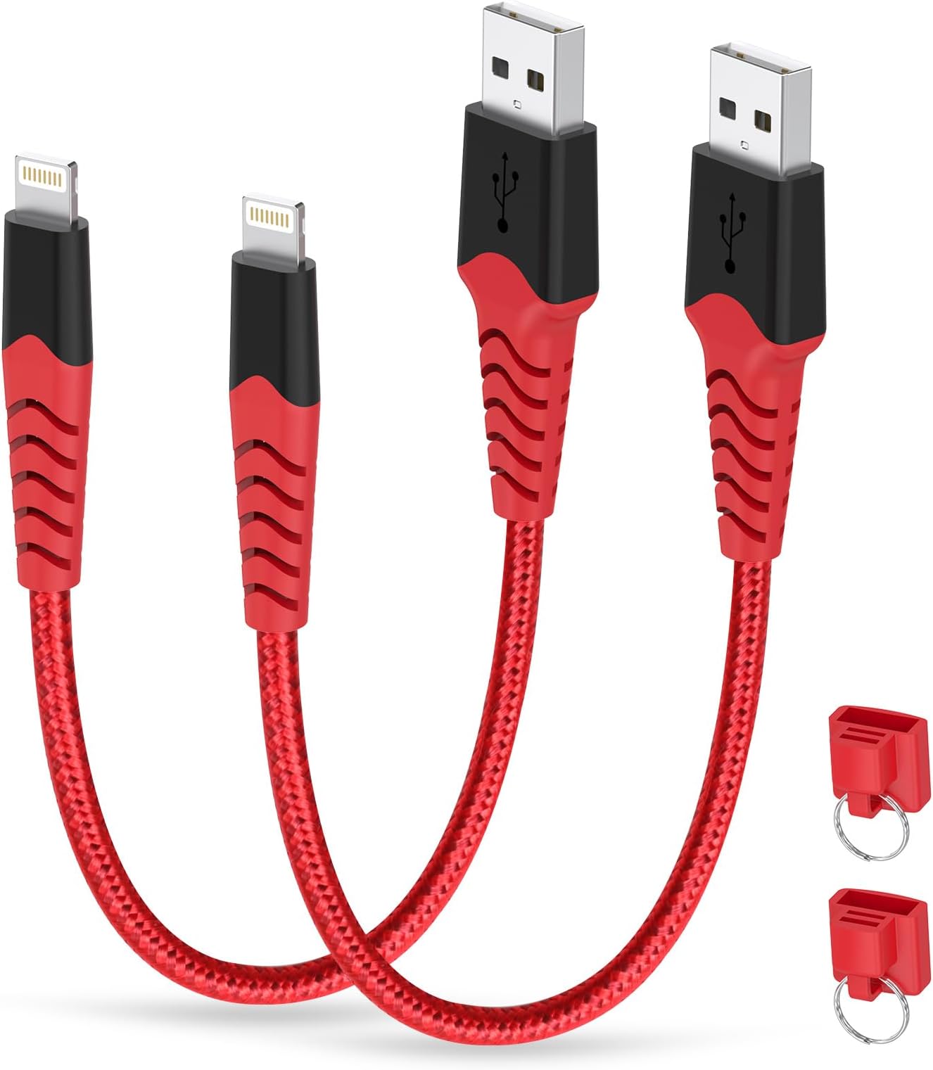 AHGEIIY Lightning Cable [3Pack, 0.3M] Short iPhone Charger Cable Apple ...