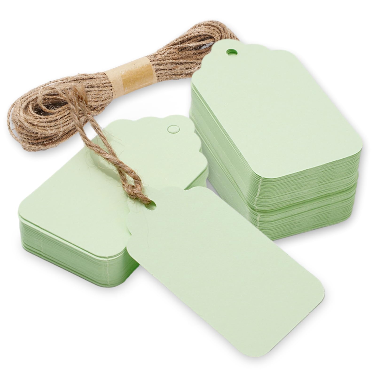 Amazon.com : Whaline 200Pcs Sage Green Gift Tags Green Paper Tags Blank ...