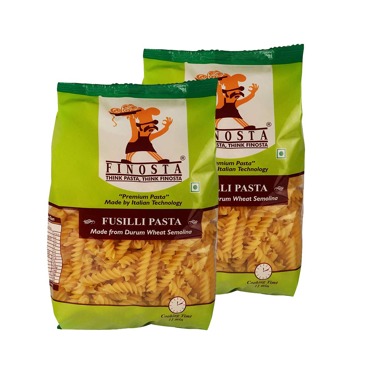 Finosta Fusilli Pasta Pack of 2, 500gm Each : Amazon.in: Grocery ...