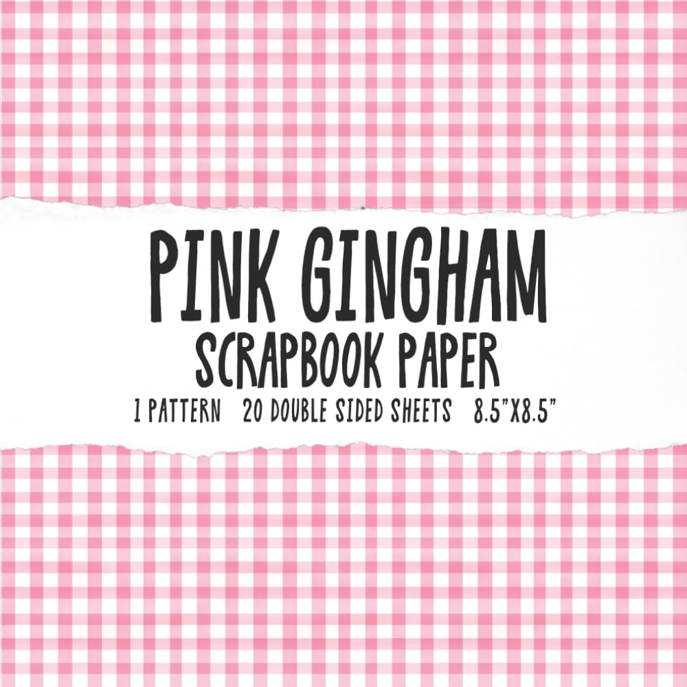 Pink Chevron Scrapbook Paper