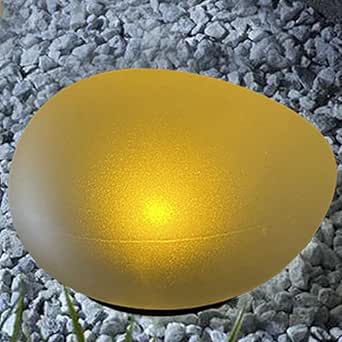 Akloker 600mAh Solar Cobble Stone Lamp Glow Cobble Stone IP55 ...
