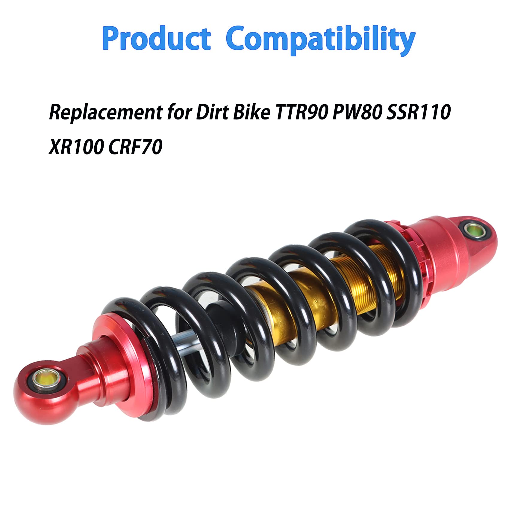 labwork 285mm 11 Rear Shock Absorber Suspension Replacement for Dirt ...