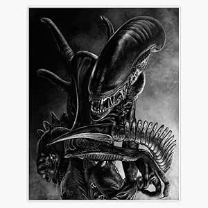 Amazon.com - Xenomorph Sticker Bumper Sticker Vinyl Decal 5"