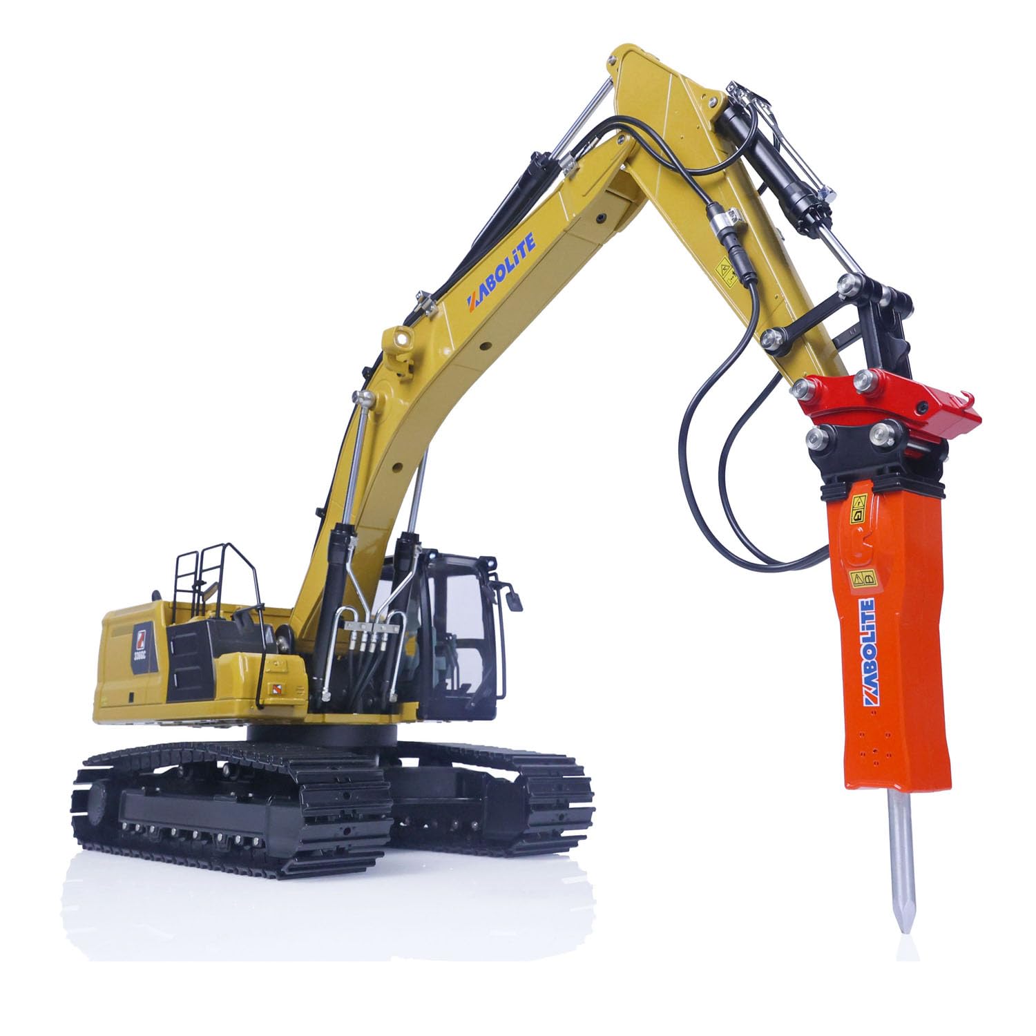 Rc Excavator KABOLITE 1/18 RC Hydraulic Excavator With Breaker Hammer ...