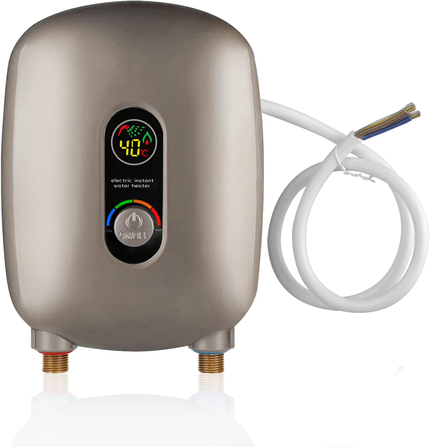 Scaldabagno elettrico piccolo, 6500 W 220 V, mini scaldacqua istantaneo ...