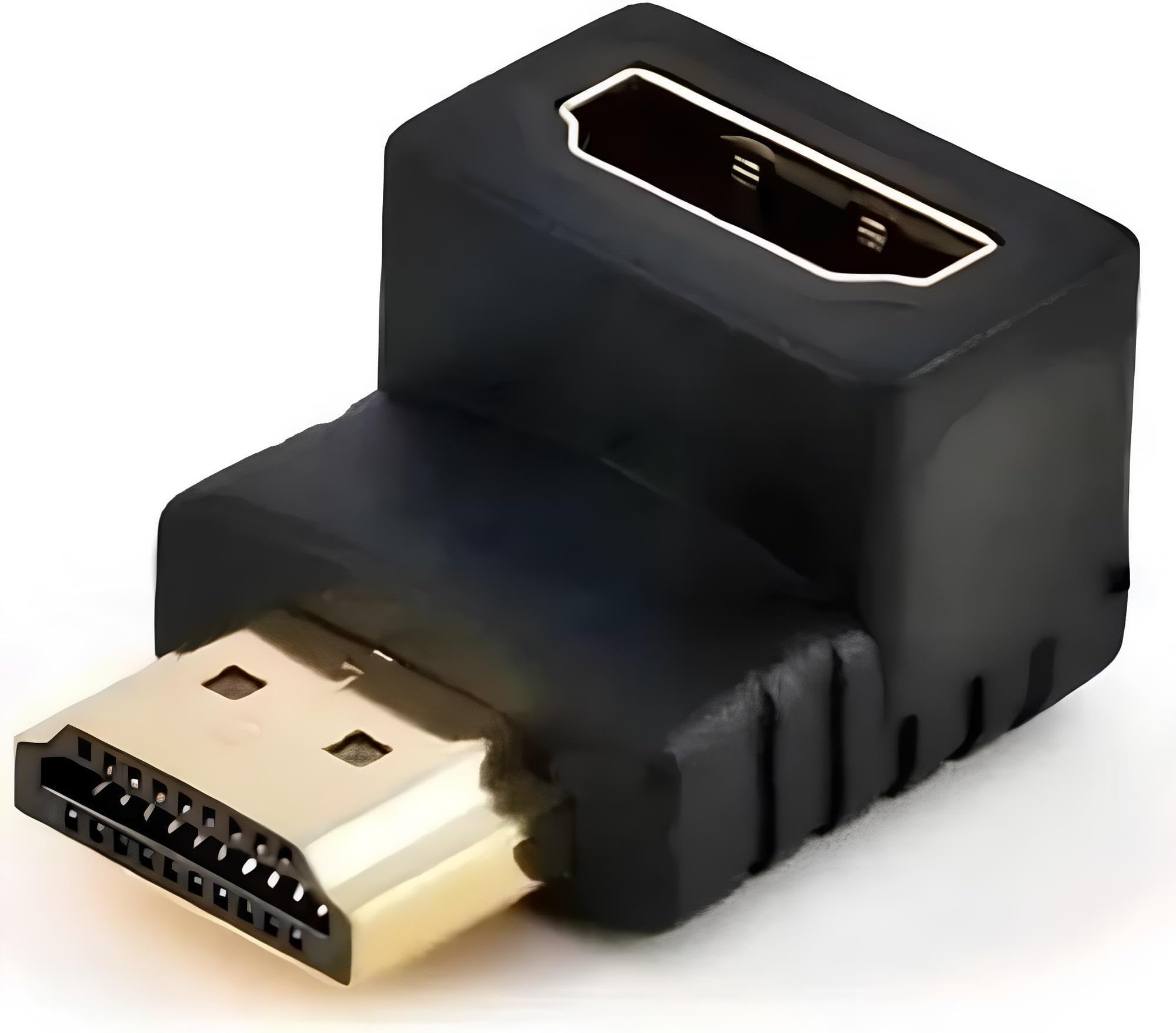 Adaptador Plug HDMI Macho para HDMI Fêmea em L 90 Graus | Amazon.com.br