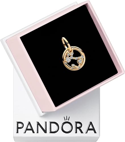 Amazon.com: PANDORA Pisces Zodiac Dangle Charm - Compatible with ...