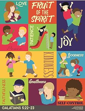 Amazon.com: Fruit of the Spirit Poster (17" x 22") for Church ...