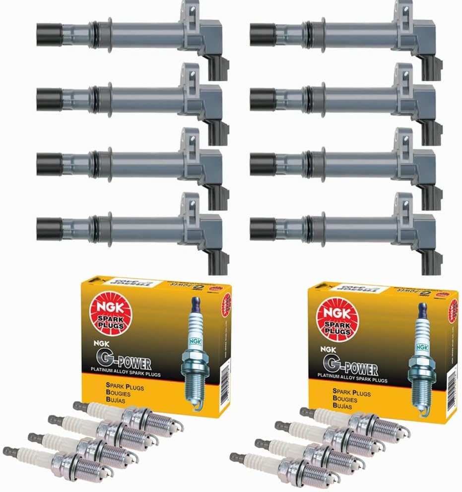 Amazon.com: Yoshi Motors Ignition Coil Packs UF270 & NGK Platinum Spark ...