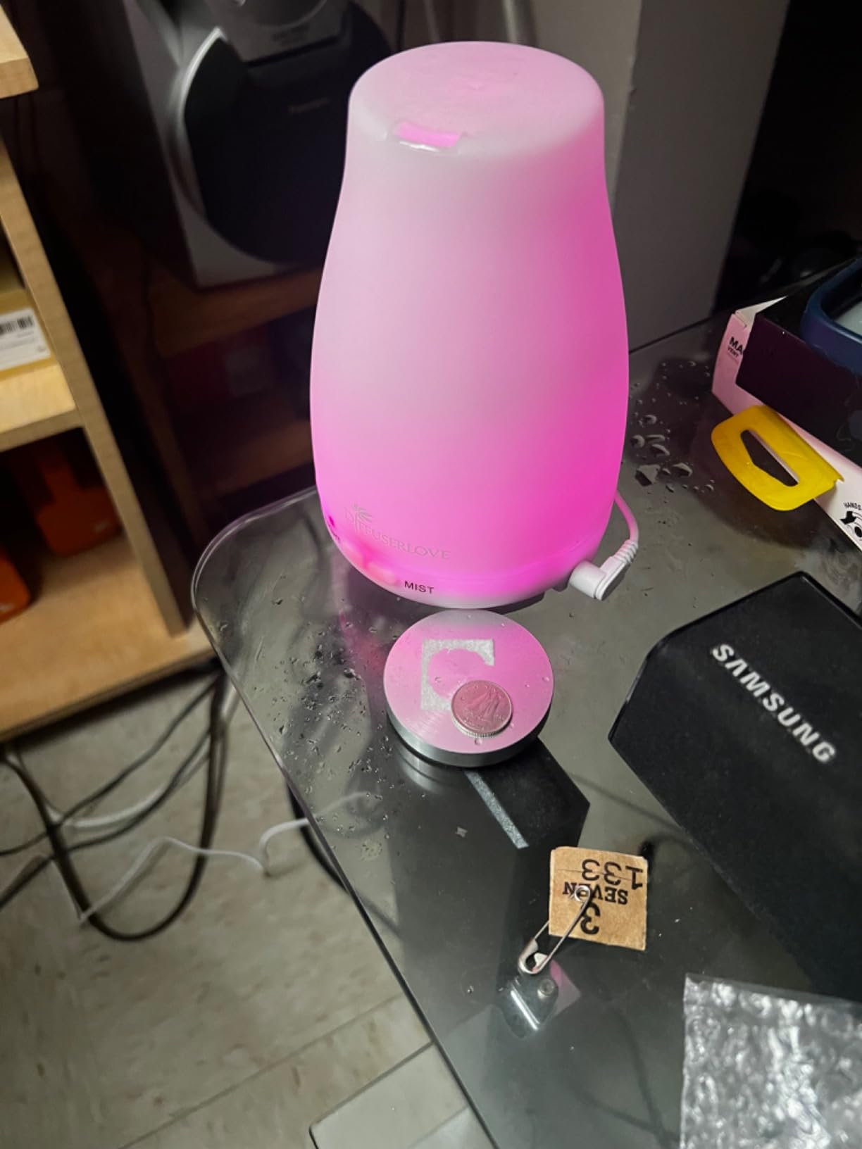 Diffuserlove 2 Pack 200ml Essential Oil Diffuser Ultrasonic ...