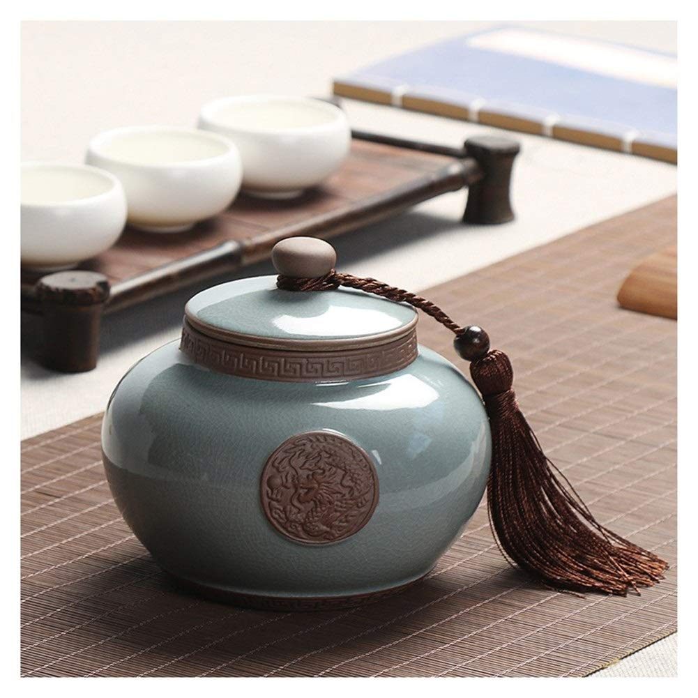 Ceramic Tea Pot Sealed Storage Tea Tank Pu'er Tea Ceramic Pot YCHAOYUE ...