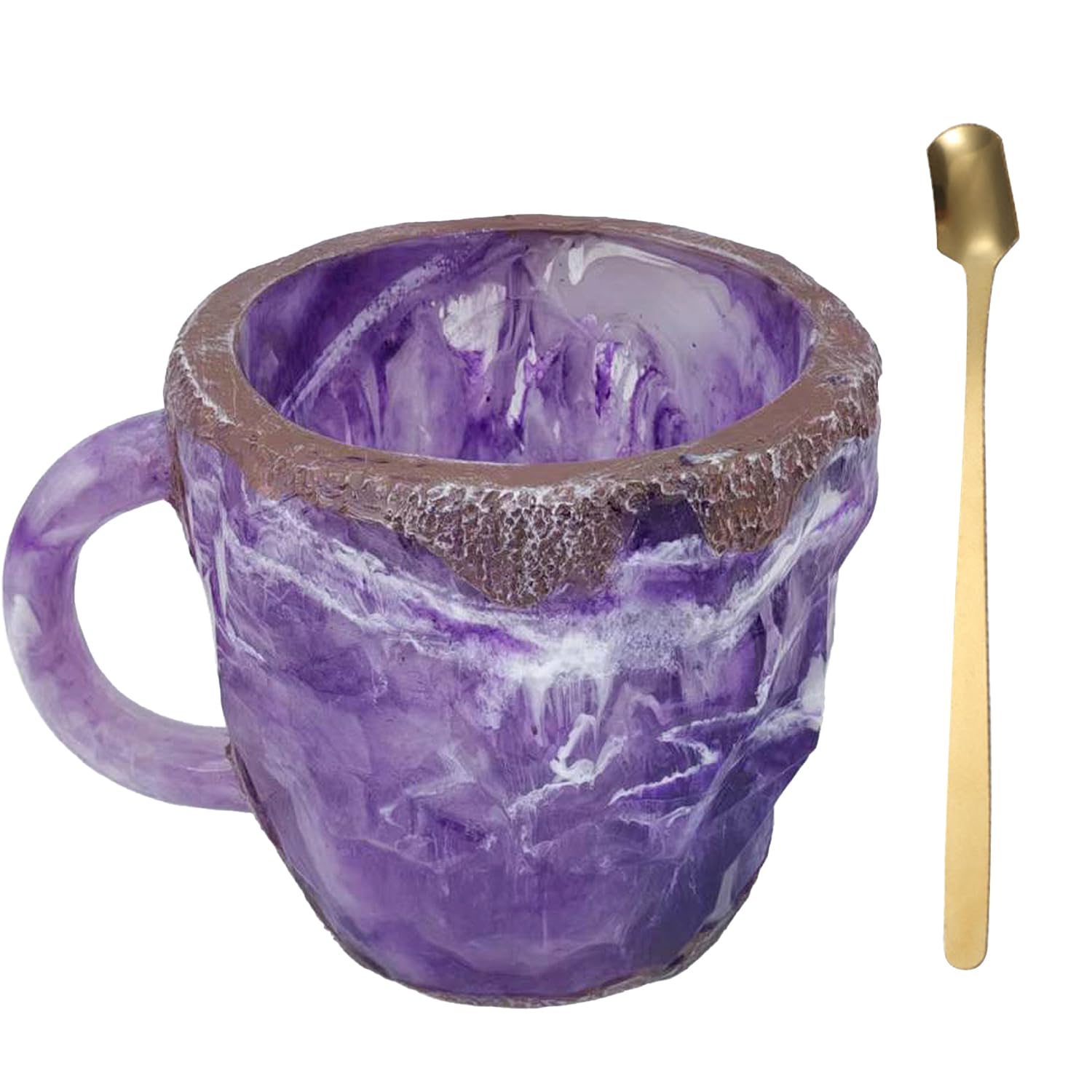 Amazon.com: S-SNAIL-OO Mineral Crystal Coffee Mugs, Crystal Coffee Cups ...