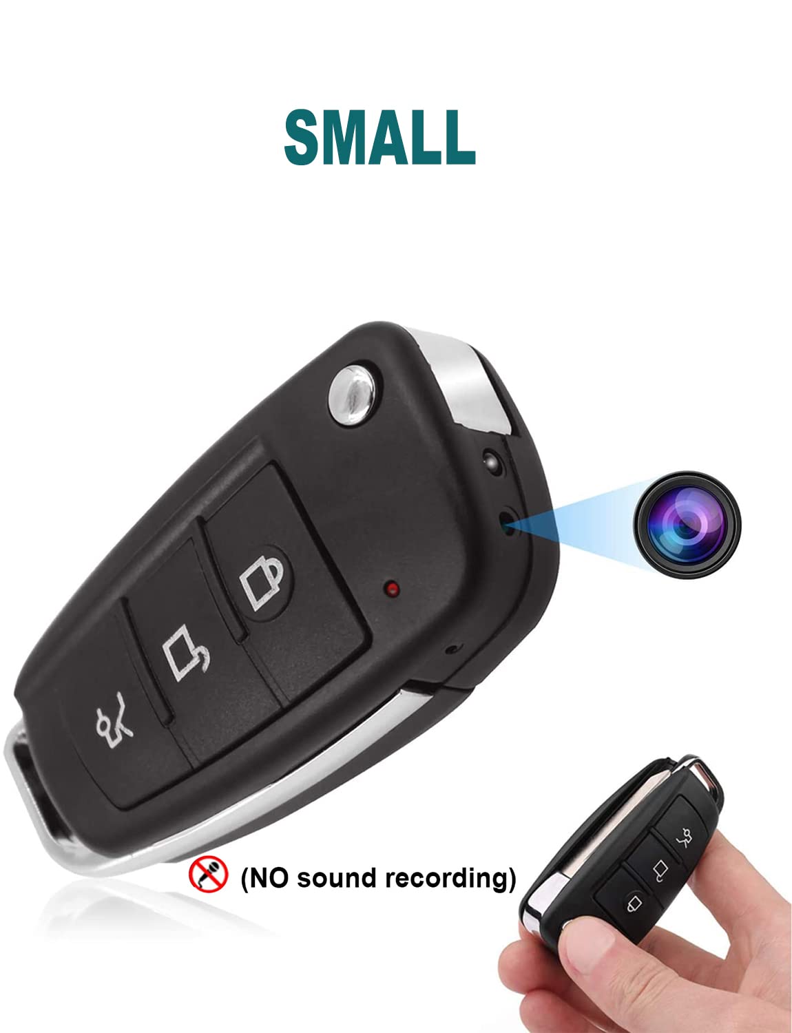 Spy Camera Car Key,Hidden Cam...B09YMLKN9K | Encarguelo.com