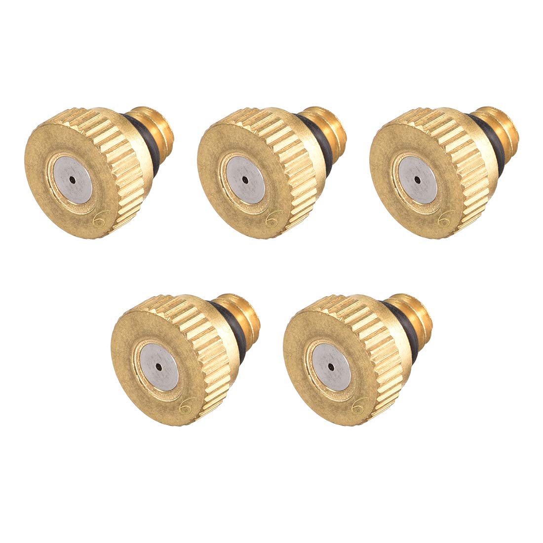 Mist Nozzles Uxcell Brass Misting Nozzle - 10/24 UNC 0.6mm Orifice Dia ...