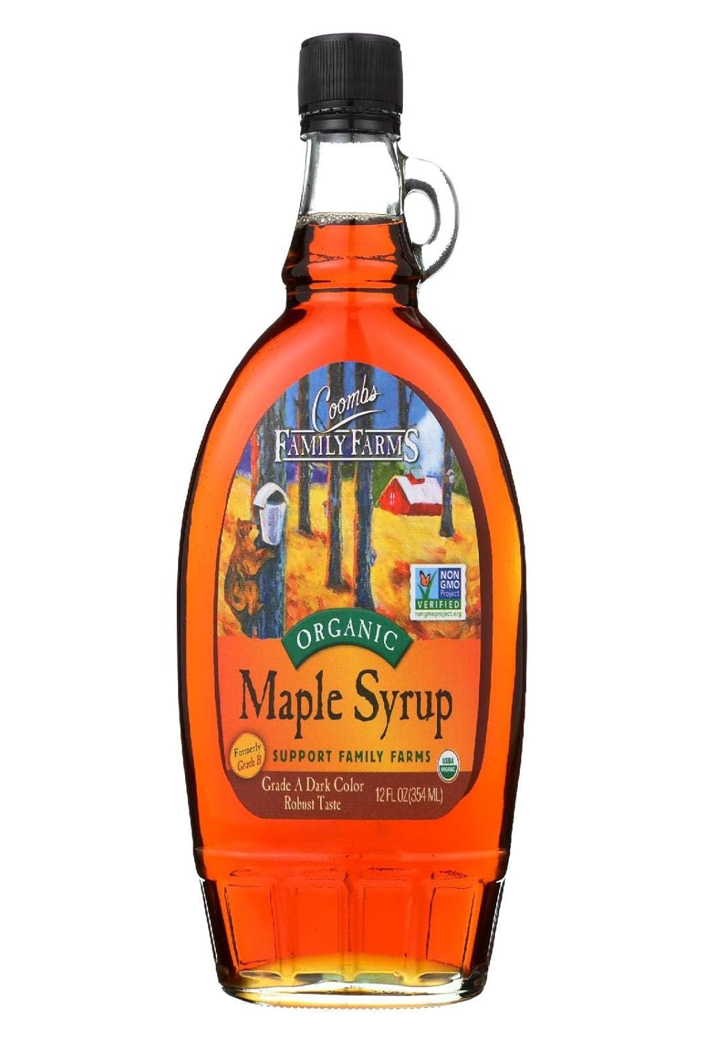 Amazon.com : Coombs Organic Maple Syrup, 12 Ounce - 12 per case ...