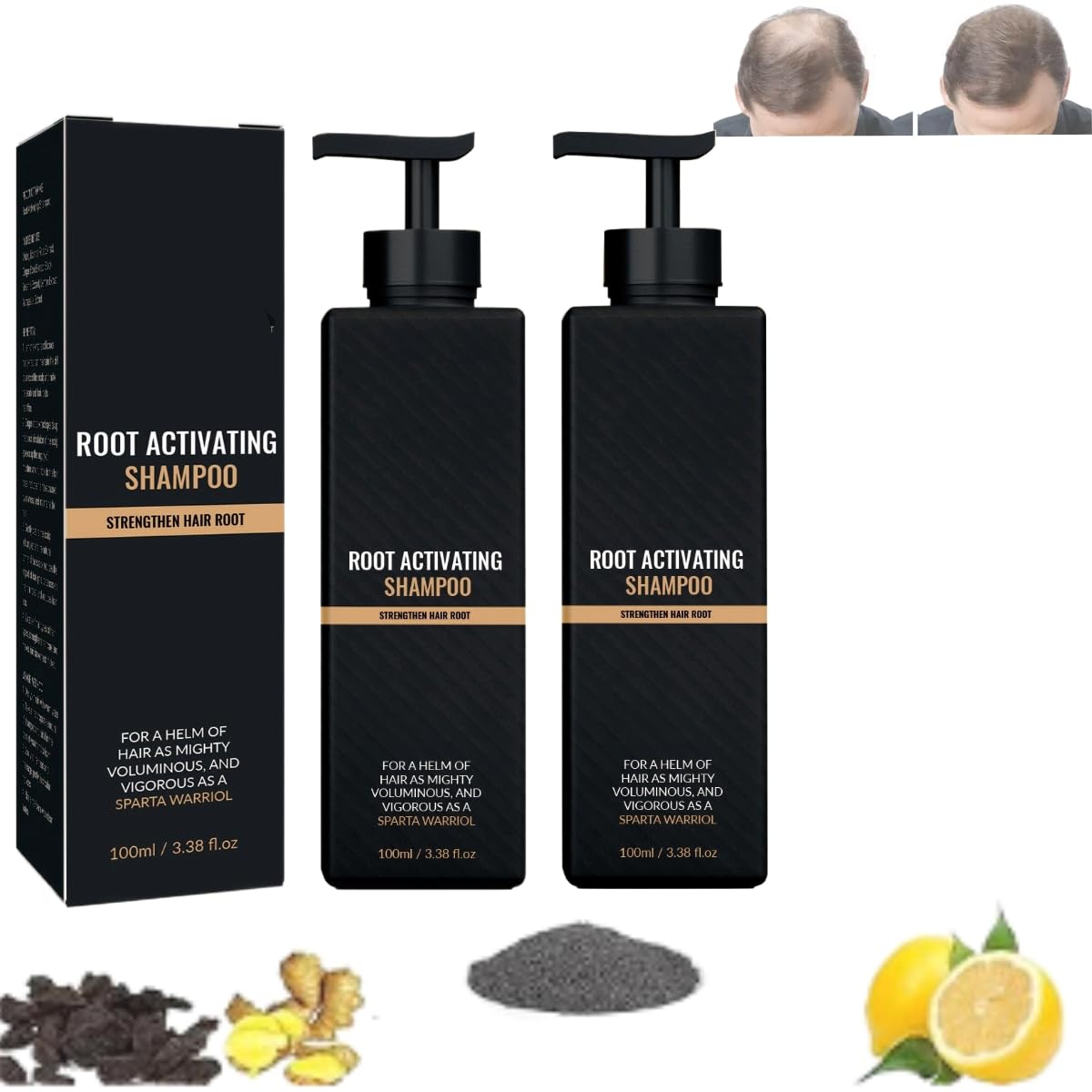 Root Activator Shampoo for Men, Root Activator Shampoo, Spartan Root ...