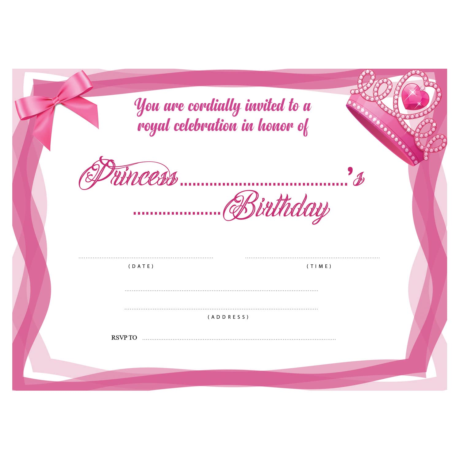 Princess Certificate Template Editable Dog Birth Certificate Template