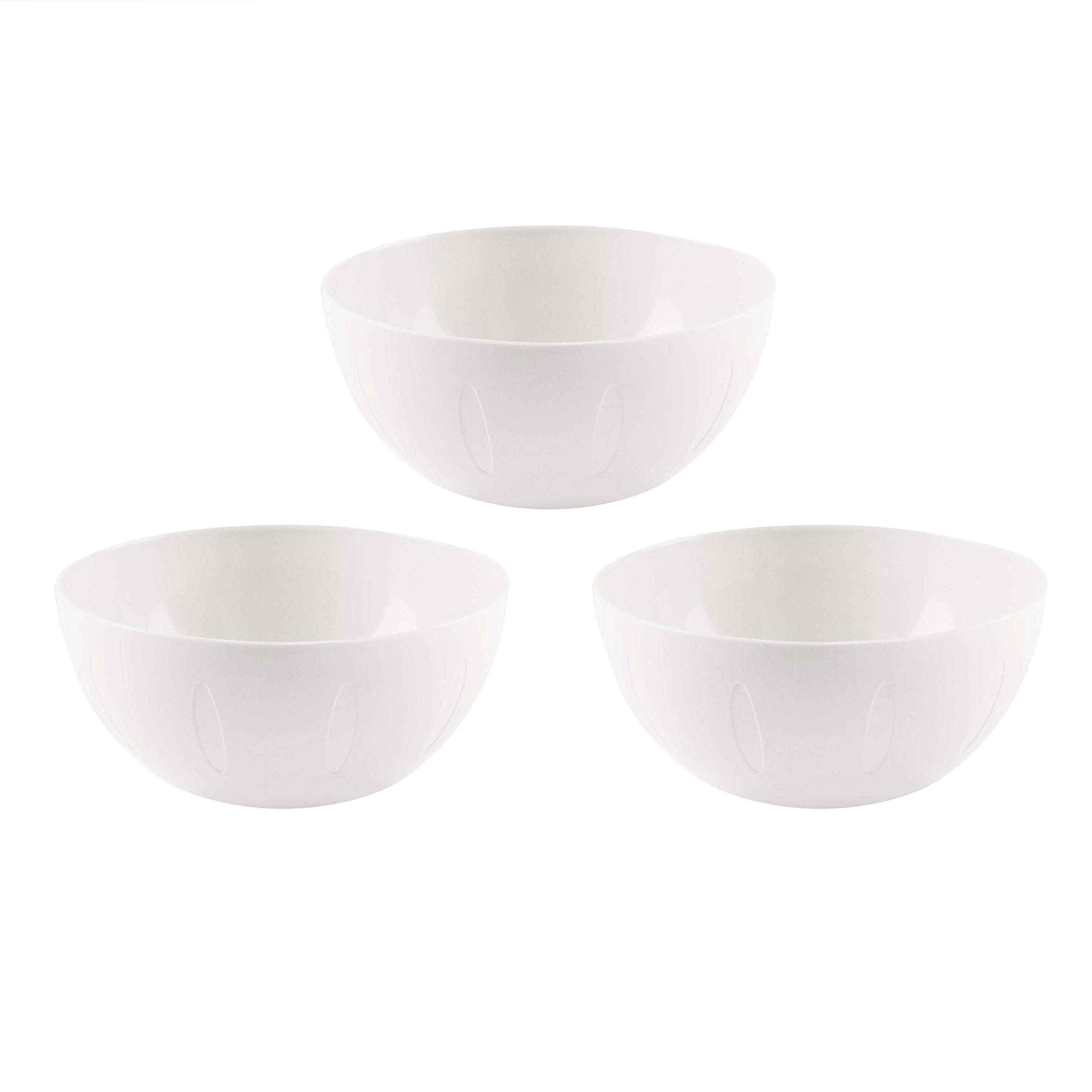 Snapklik.com : YBM HOME 8-Inch Plastic Serve Mixing Bowls Set For ...
