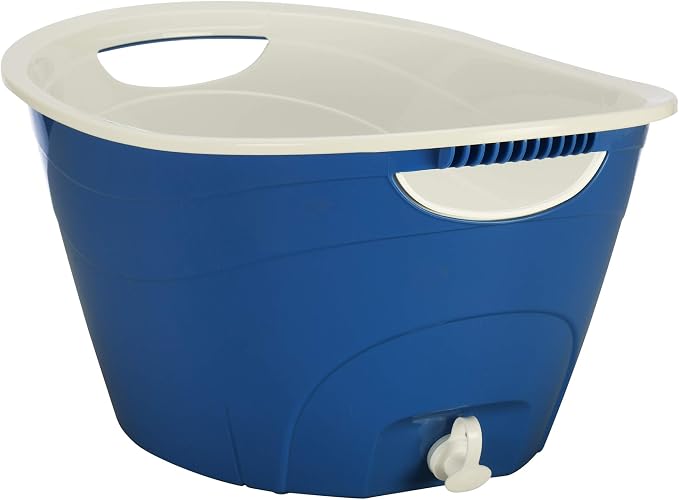 Amazon.com: CreativeWare Double Walled Party Tub with Drain Spout, 4. ...