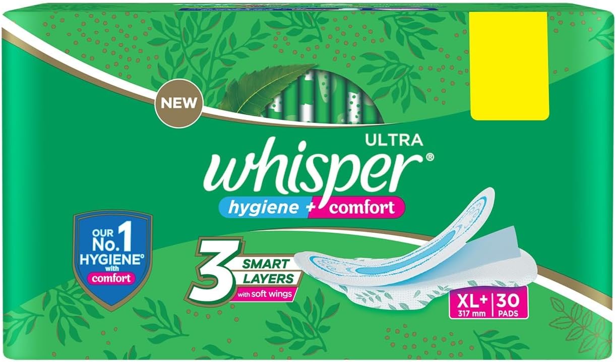 Amazon.com: Whisper Ultra Soft Sanitary Pads - 50 Pieces (XL) : Health ...