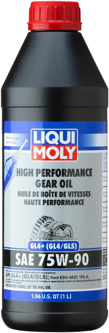 Amazon.com: Liqui Moly 1L High Performance Gear Oil (GL4+) SAE 75W-90 ...
