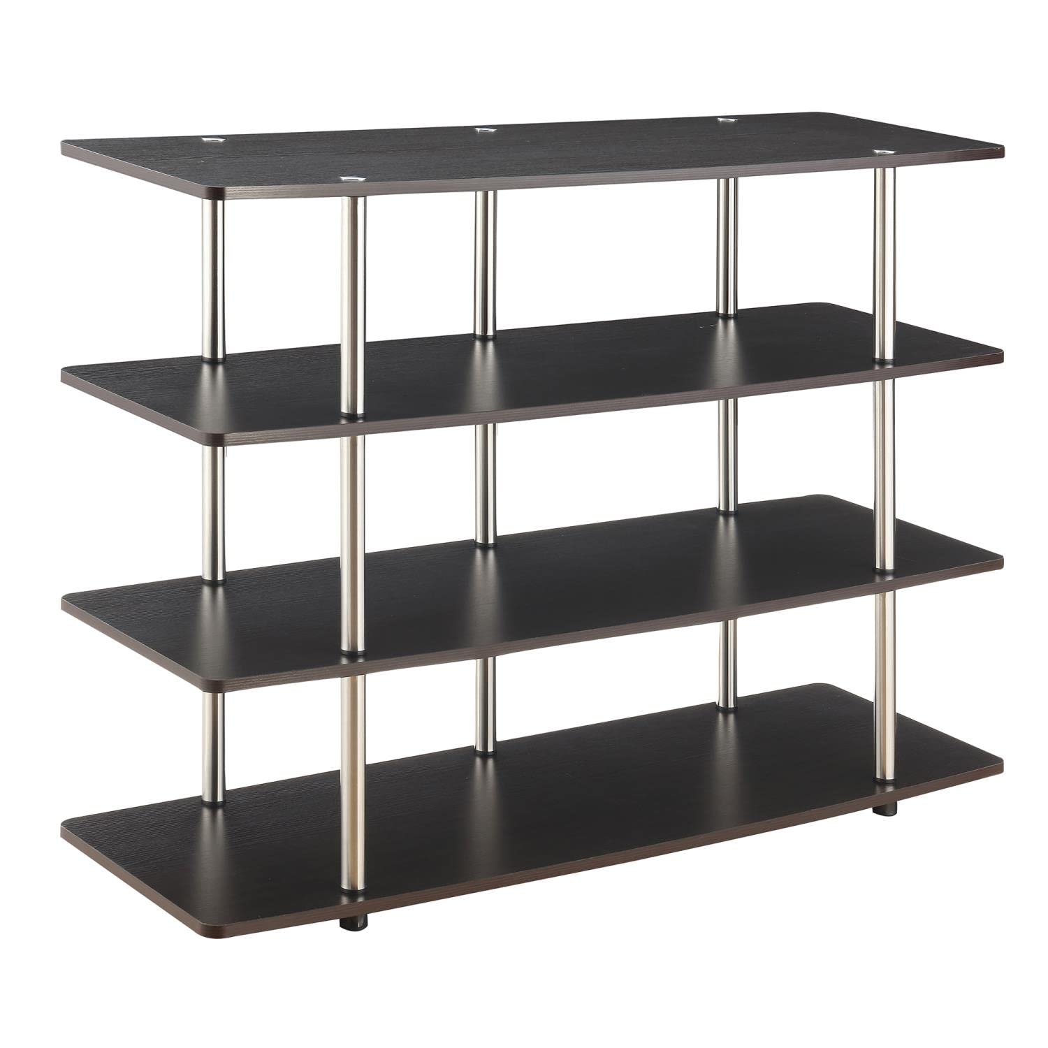 Amazon.com: Convenience Concepts 131372ES XL Highboy 4-Tier TV Stand ...