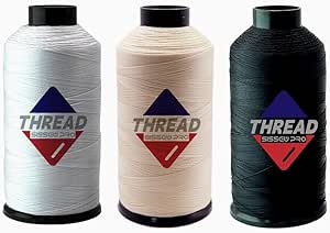 Amazon.com: Sissewpro Bonded Nylon Thread 69 Upholstery Thread Heavy ...