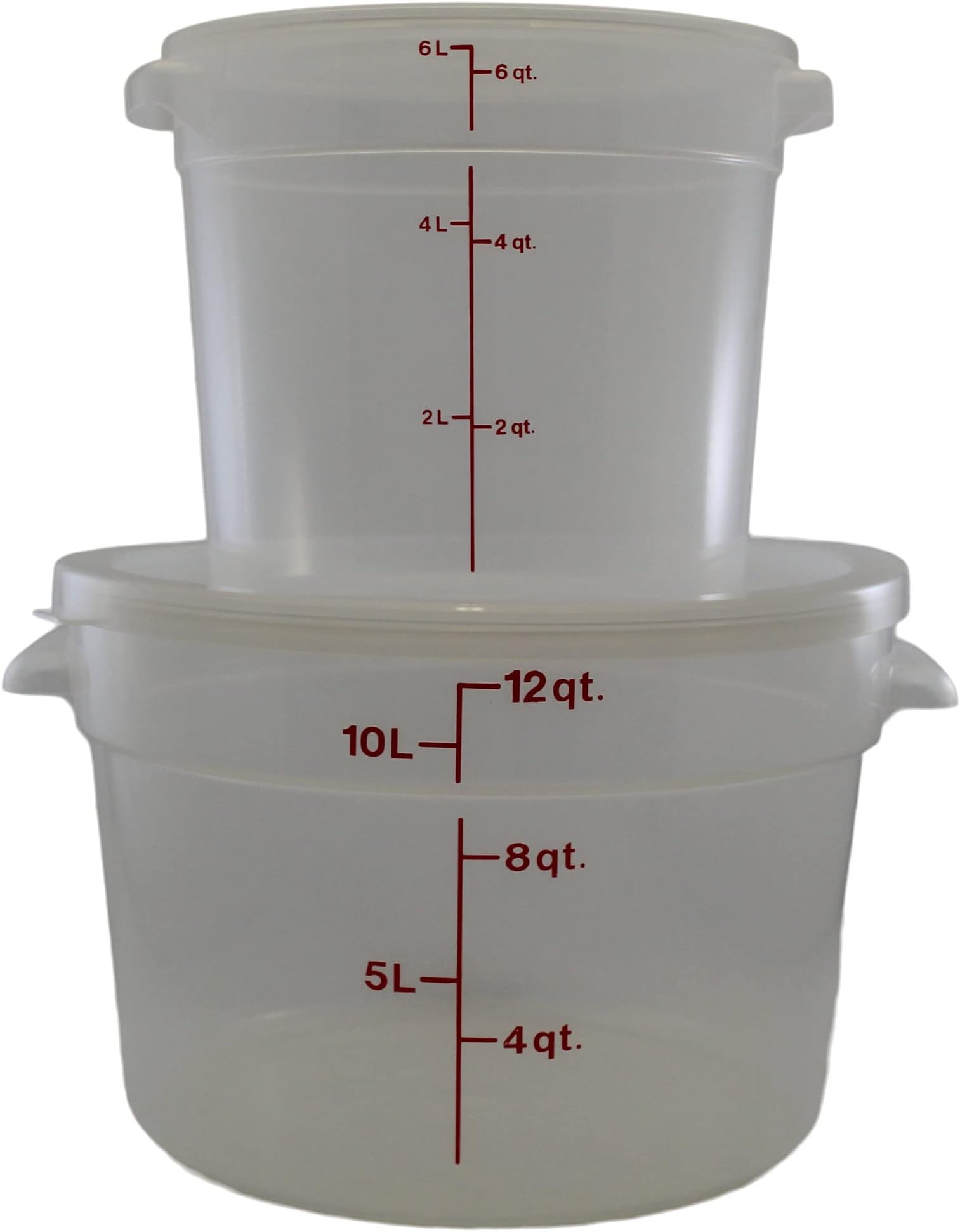 Amazon.com: CAMBRO RFS6PP190 Camwear 6-Quart Round Food Storage ...