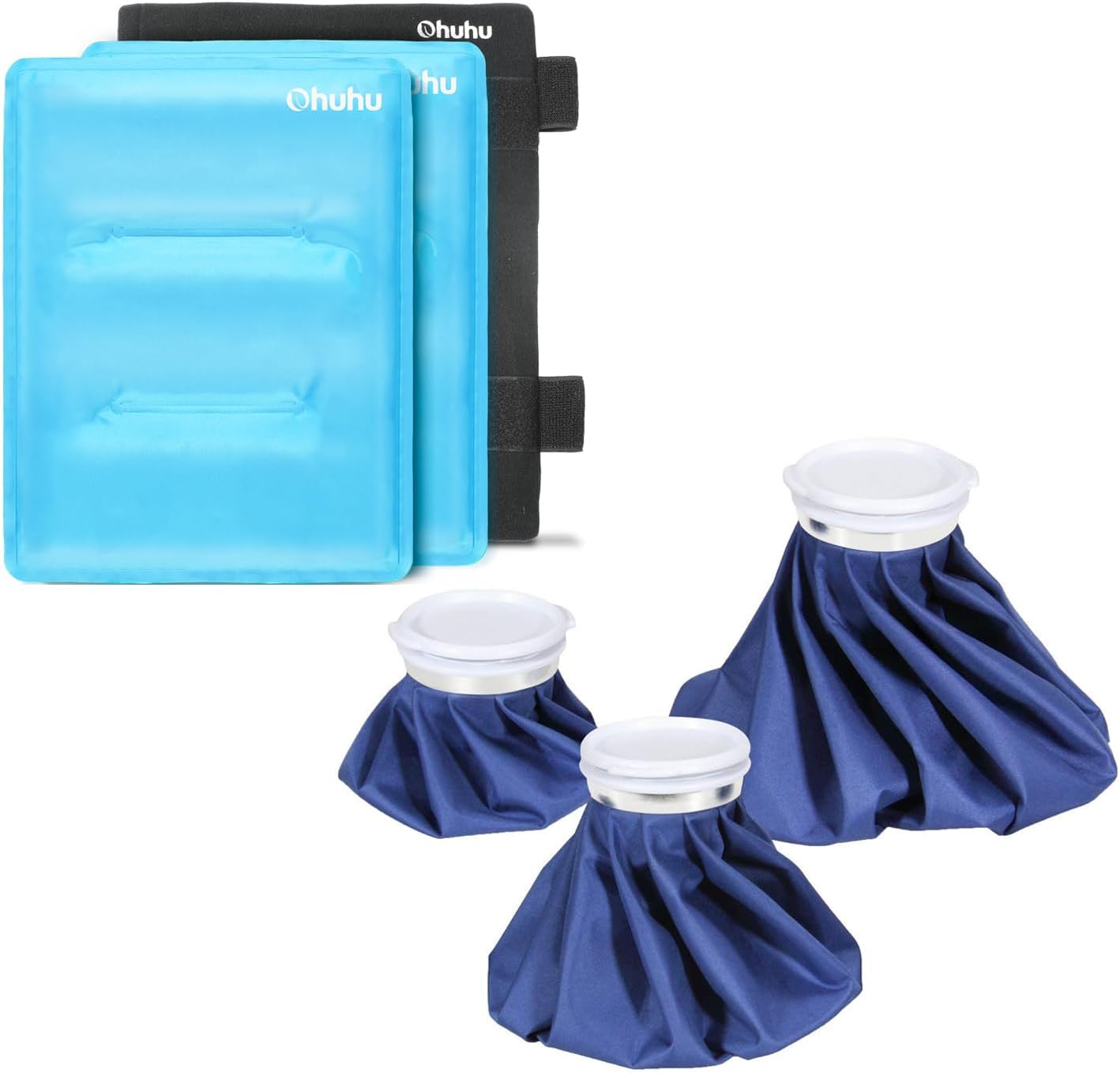 Amazon.com: Ice Packs for Injuries: 3 Packs Ice Bags+2 Packs Ice Packs ...